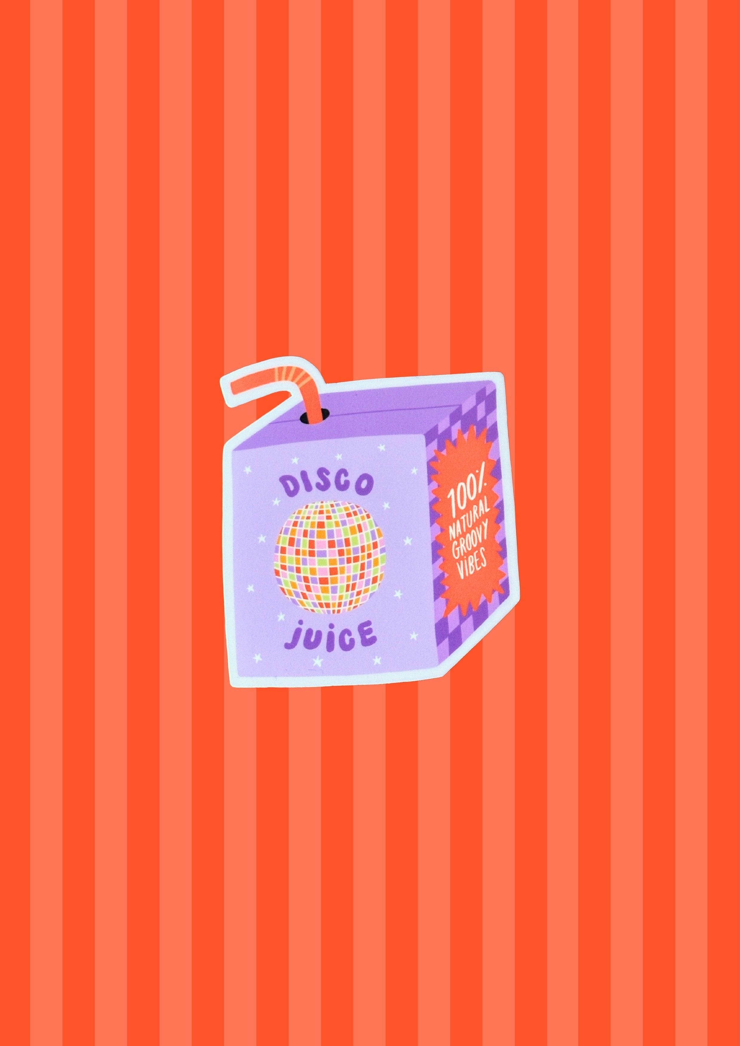 Disco Juice Box Matte Vinyl Sticker – Tillie Rose Studio